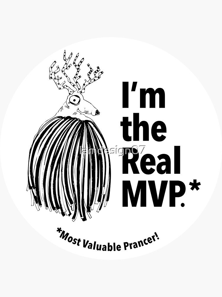 "Most Valuable MVP by LittlelamdesignShop" Sticker for Sale by ...
