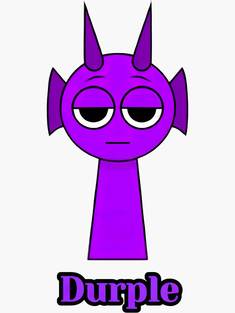 "Durple - Sprunki Phase 1" Sticker for Sale by Funky-Sprunki | Redbubble