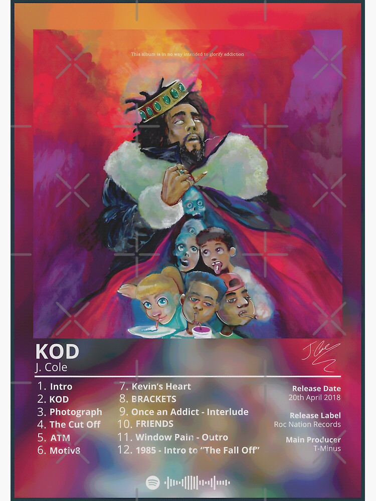 "J. Cole - Album Cover" Sticker for Sale by ahayzini | Redbubble