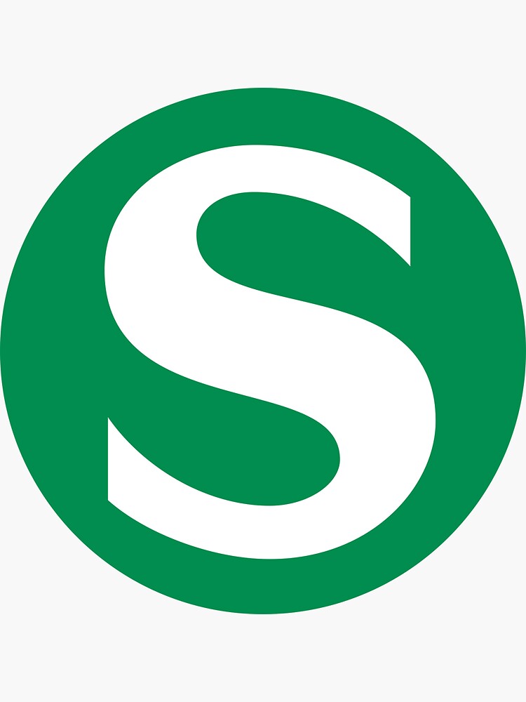"Berlin S-Bahn Metro Logo" Sticker for Sale by soyatoo | Redbubble