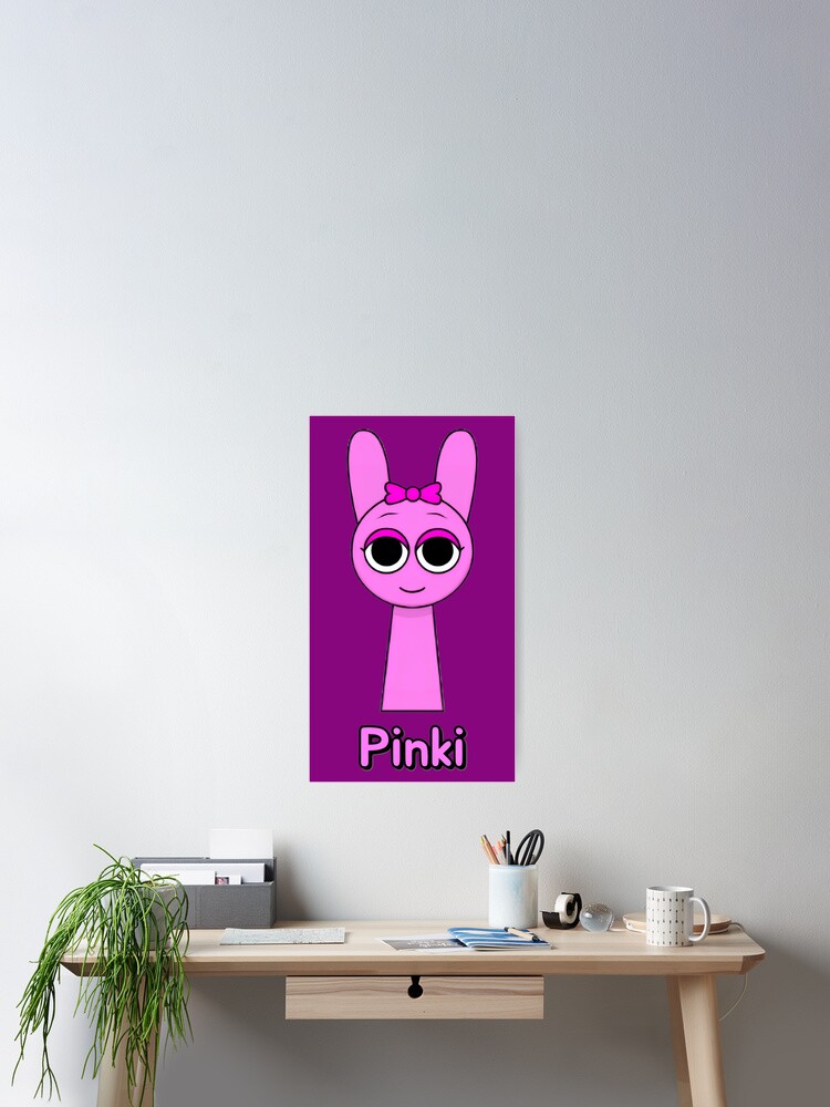 "Pinki - Sprunki Phase 1" Poster for Sale by Funky-Sprunki | Redbubble