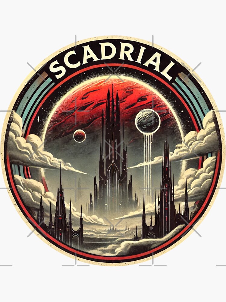 "Scadrial - Mistborn - Mistborn" Sticker by Random-Reality | Redbubble