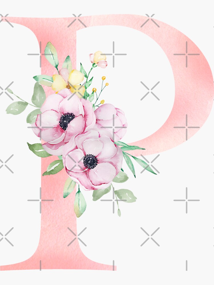 "Letter P" Sticker by estro-studio | Redbubble