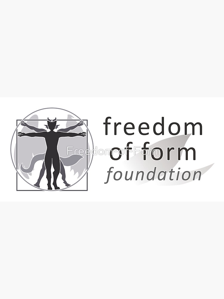 "Freedom of Form Foundation logo" Sticker for Sale by Freedom-of-Form ...