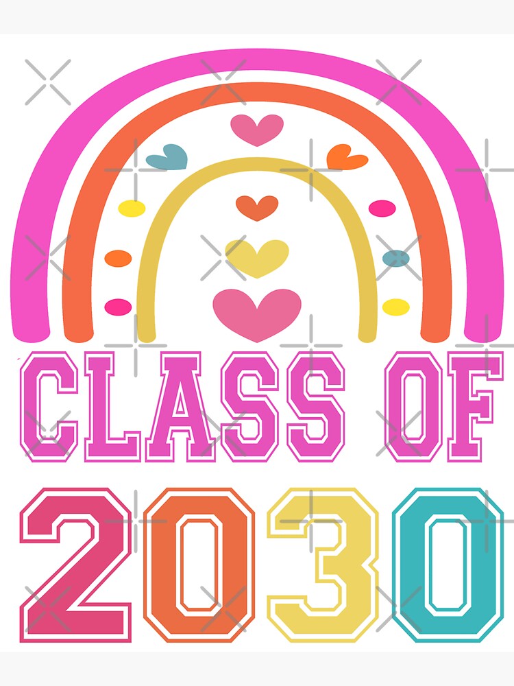 " Class of 2030 pre-kinder graduate Back to school 2025" Sticker for ...