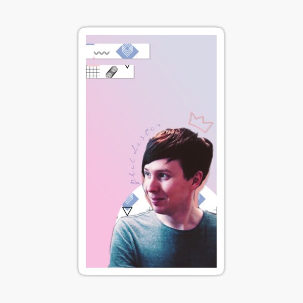 "Phil Lester - Amazingphil" Sticker for Sale by dog8787 | Redbubble