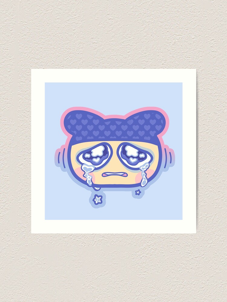 "sad mametchi" Art Print for Sale by PwahLaLa | Redbubble