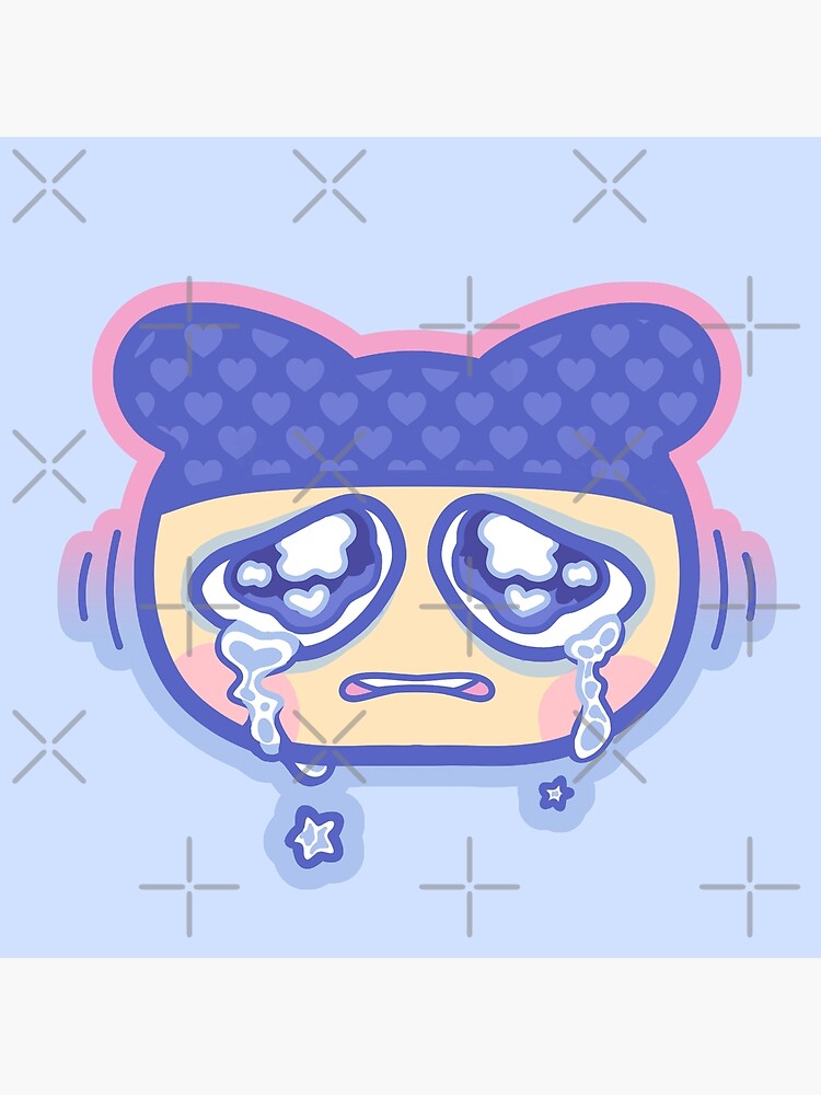 "sad mametchi" Art Print for Sale by PwahLaLa | Redbubble