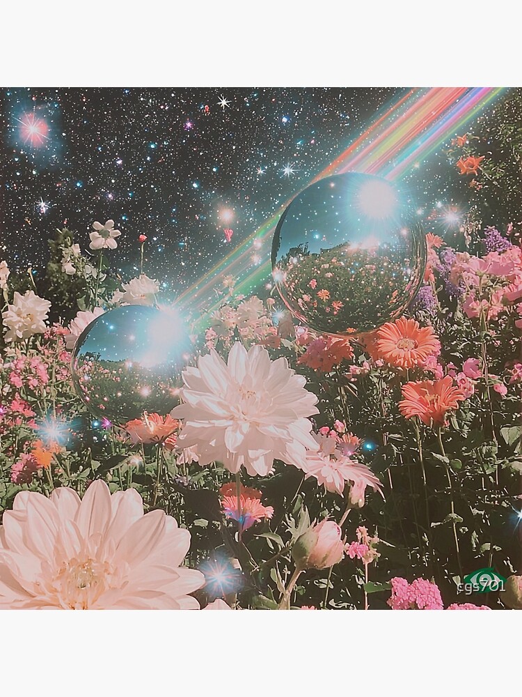 "Fantasy Field | Magic Flowers | Sparkling Sky" Poster for Sale by ...