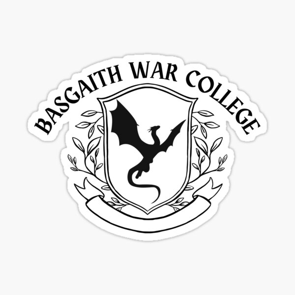 "Basgaith War College Crest - Fourth Wing" Sticker for Sale by ...