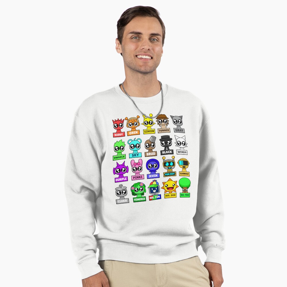 "All Sprunkies Cute Characters" Sticker for Sale by BurgerBites | Redbubble