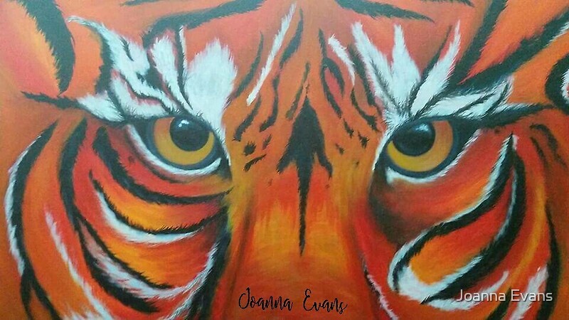 "Terrible Tiger" by Joanna Evans | Redbubble