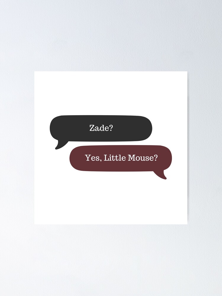 "Zade and Little Mouse - Haunting Adeline " Poster for Sale by ...