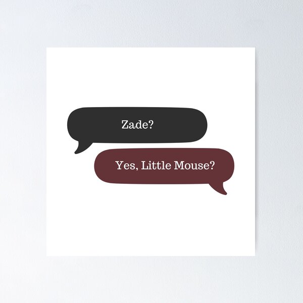 "Zade and Little Mouse - Haunting Adeline " Poster for Sale by ...