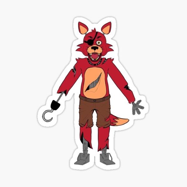 "Foxy - Five Nights at Freddy's" Sticker for Sale by judlively | Redbubble