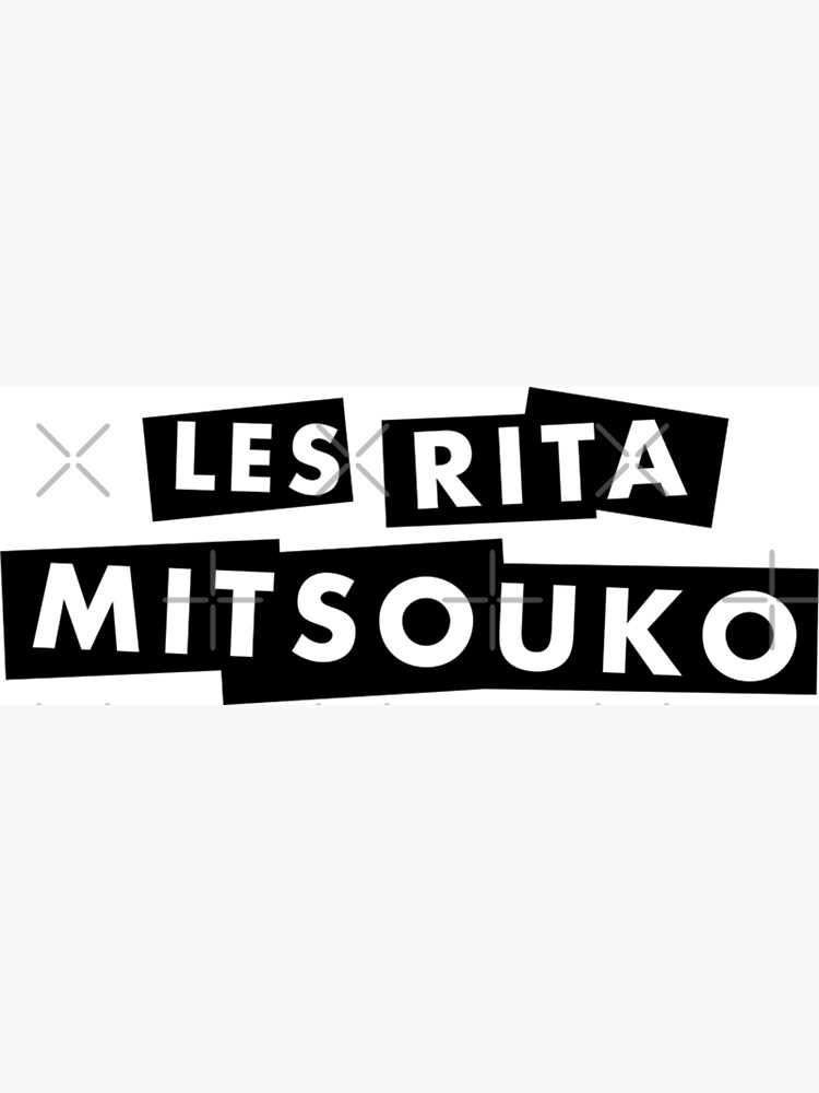 "Les Rita Mitsouko rock band French - Black Version" Poster for Sale by ...