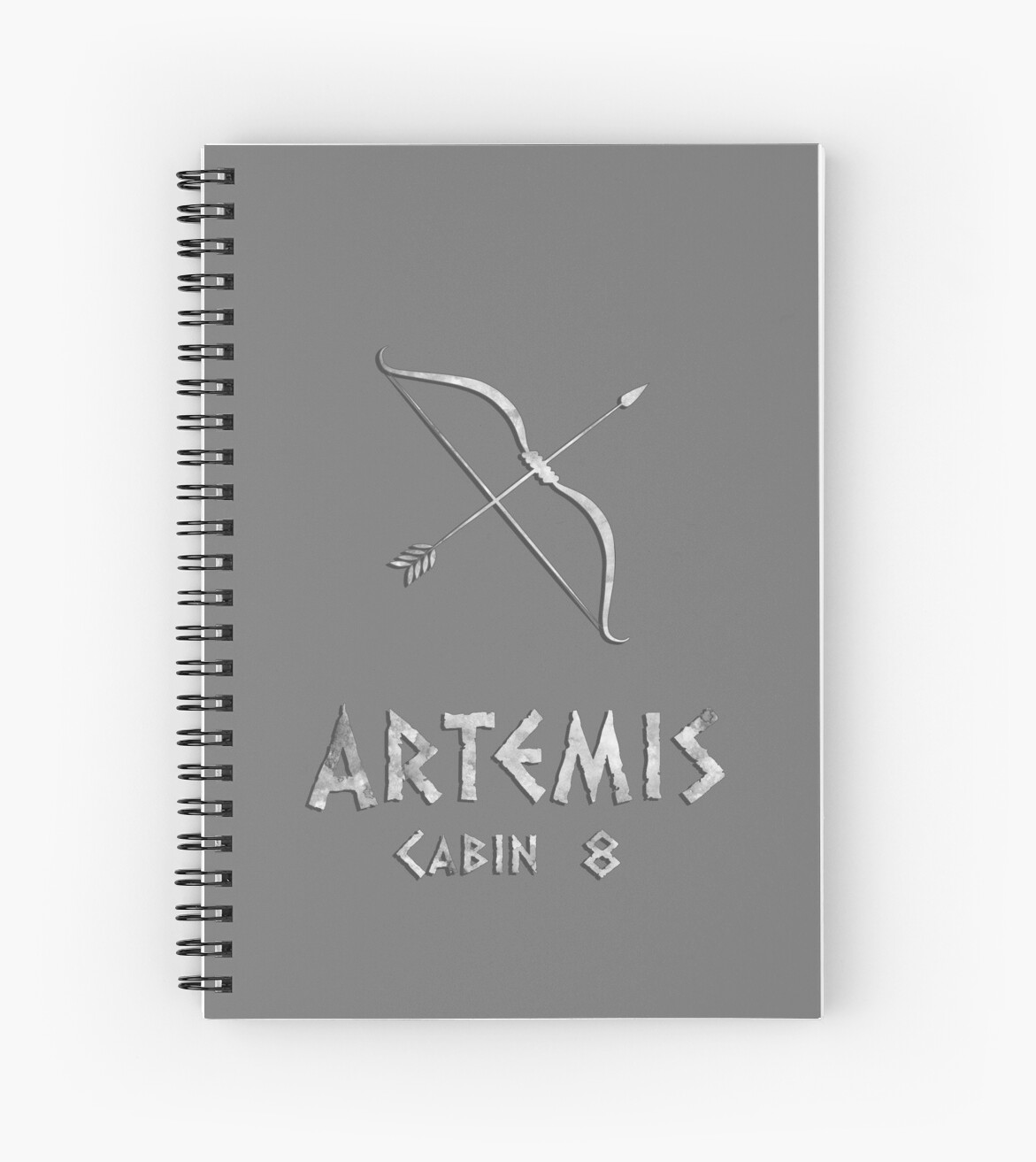 "Cabin 8- Artemis" Spiral Notebook by zeecyanide | Redbubble