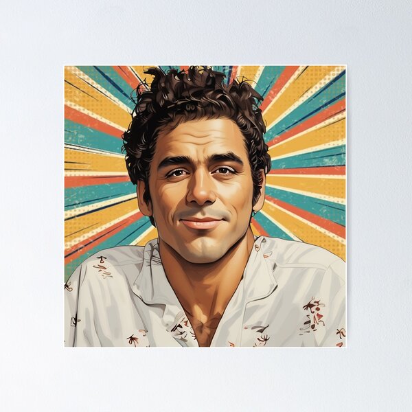 "Cosmo Kramer Seinfeld TV Show 90s - Fan Art" Poster for Sale by ...