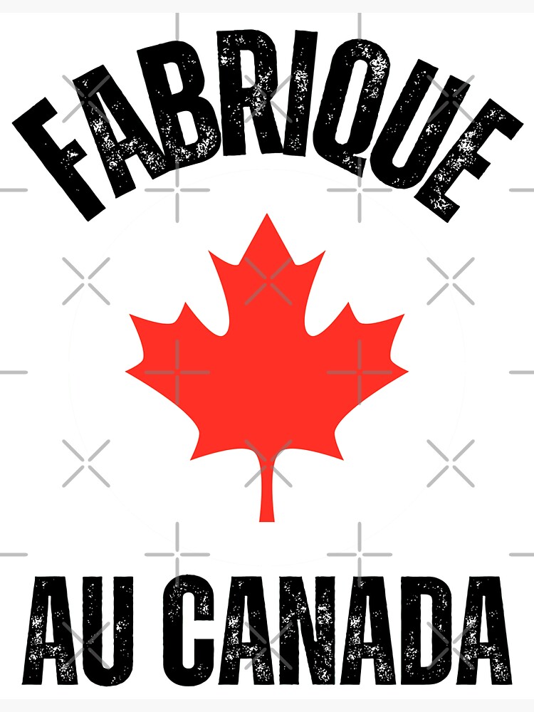 "Made in Canada Canadian pride Fabrique Au Canada 2025" Sticker for ...