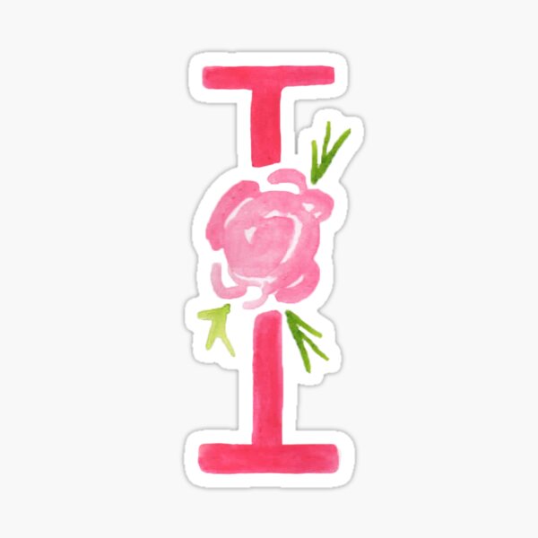 "I sticker" Sticker for Sale by cupcakegirl | Redbubble