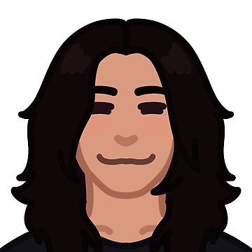 "LarryCroft Chibi Portrait sticker ver. 3" Sticker for Sale by corgi ...