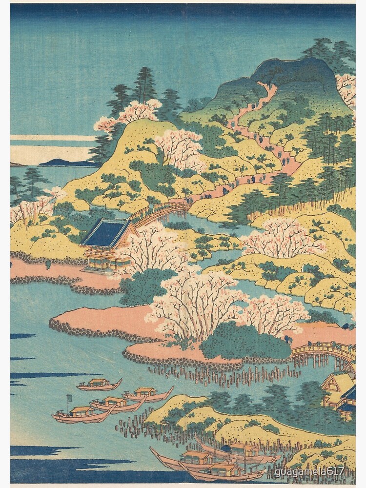 "Tenpōzan at the Mouth of the Aji River in Settsu Province (Sesshū ...