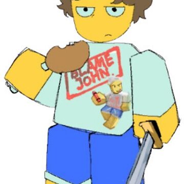 "Shedletsky Roblox Forsaken Chicken Sword Telamon " Sticker for Sale by ...