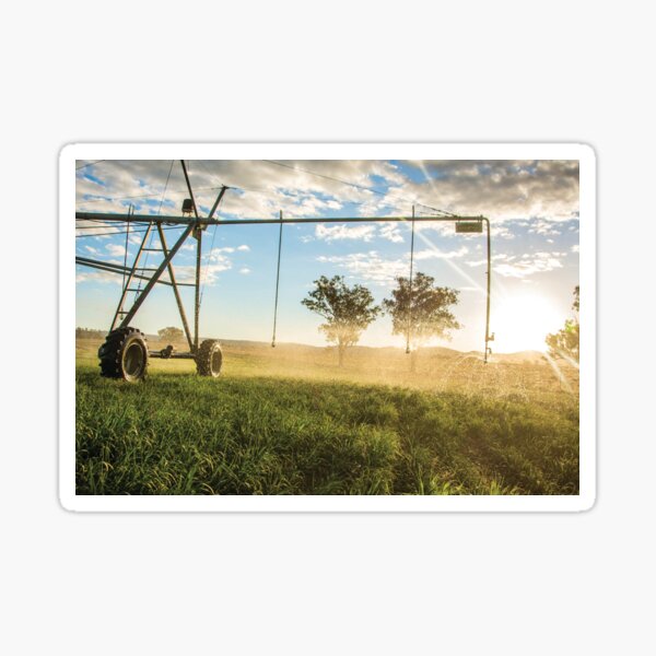 "Irrigation Evening" Sticker by Candice84 | Redbubble