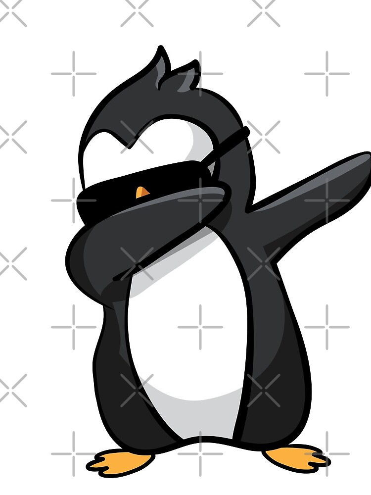 "Cool Dabbing Penguin Graphic - Cute Funny Penguin Dab Design ...