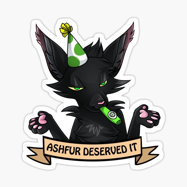 "Ashfur Deserved It" Sticker for Sale by Draikinator | Redbubble