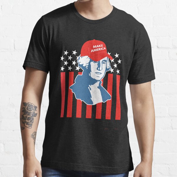 "Make America George Washington Shirt" T-shirt for Sale by dgavisuals ...
