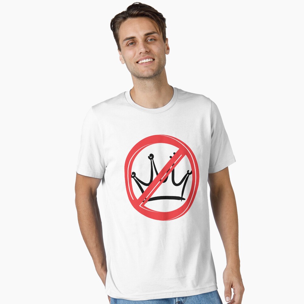 "No Kings" Sticker for Sale by fullpruf | Redbubble
