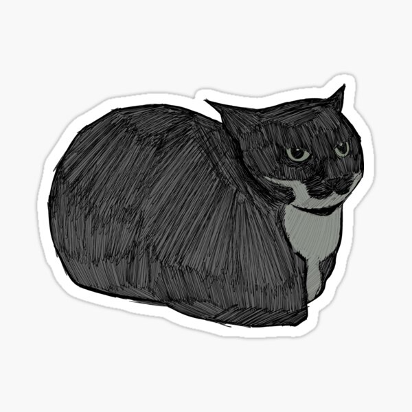 "Maxwell the cat meme " Sticker for Sale by Asutip | Redbubble