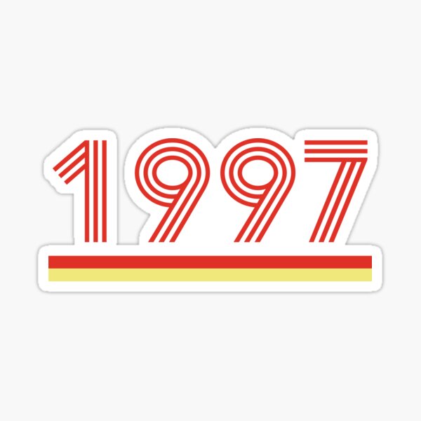Made In 1997 Stickers | Redbubble