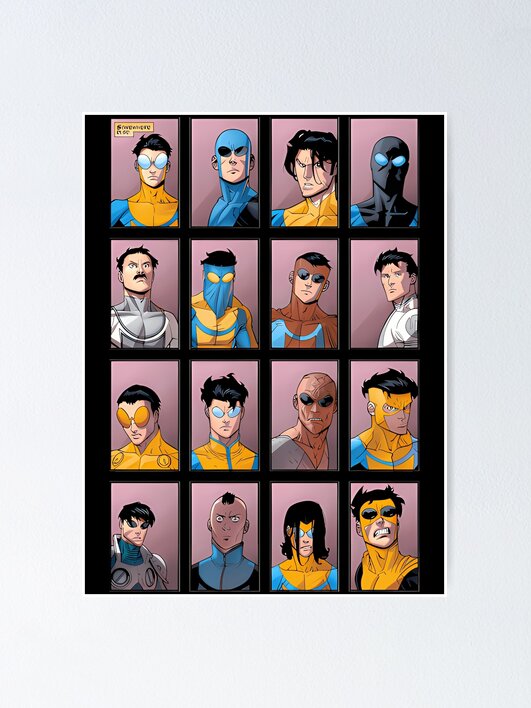 "Invincible Variant" Poster for Sale by KillianGrantM | Redbubble