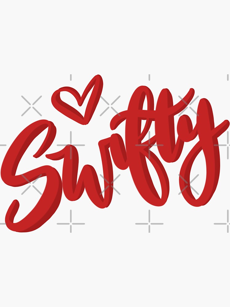 "Swifty " Sticker for Sale by ellietography | Redbubble