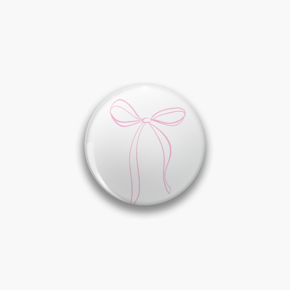 "Baby Pink Bow" Sticker for Sale by noraxrose | Redbubble