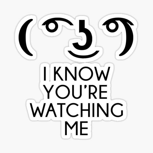 "Lenny Face" Sticker by coresimov | Redbubble