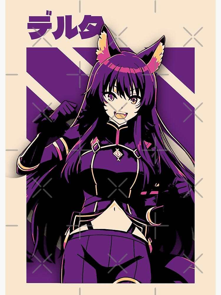 "Anime Retro Delta Shadow" Poster for Sale by Mitsugoshi | Redbubble