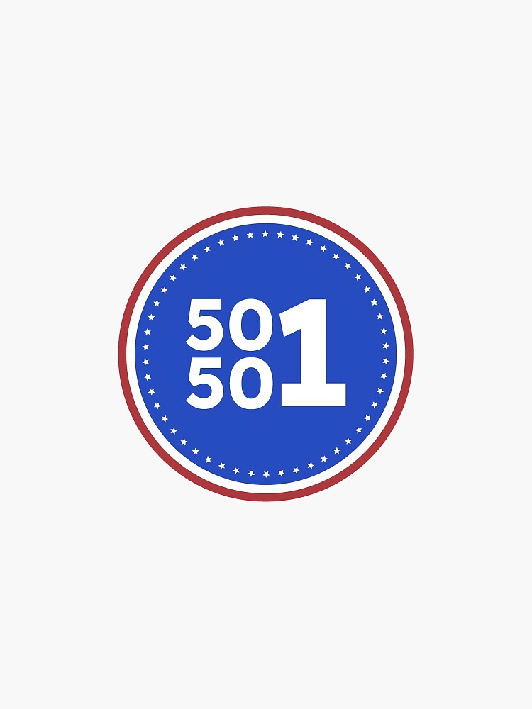 "50501 Original logo" Sticker for Sale by 50501stan | Redbubble