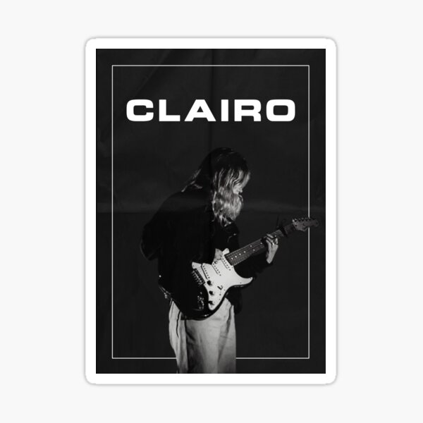 "Clairo guitar poster" Sticker for Sale by annypozzi | Redbubble