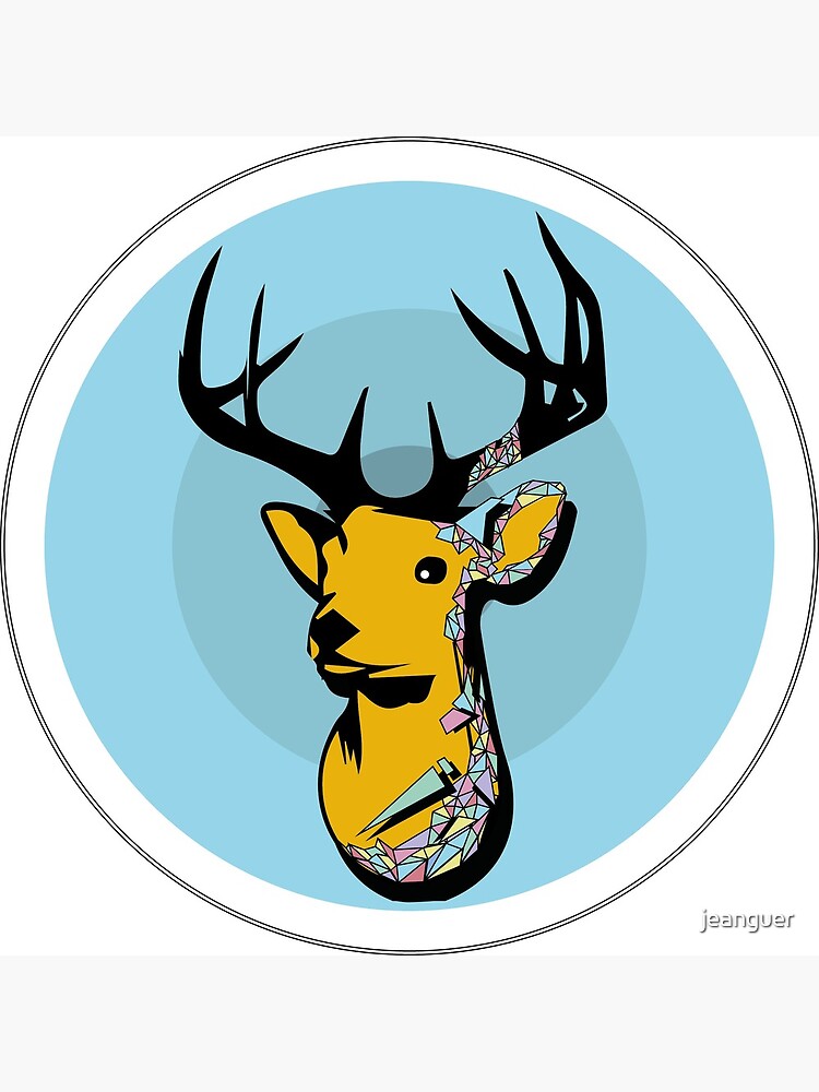 "Broken deer" Poster by jeanguer | Redbubble