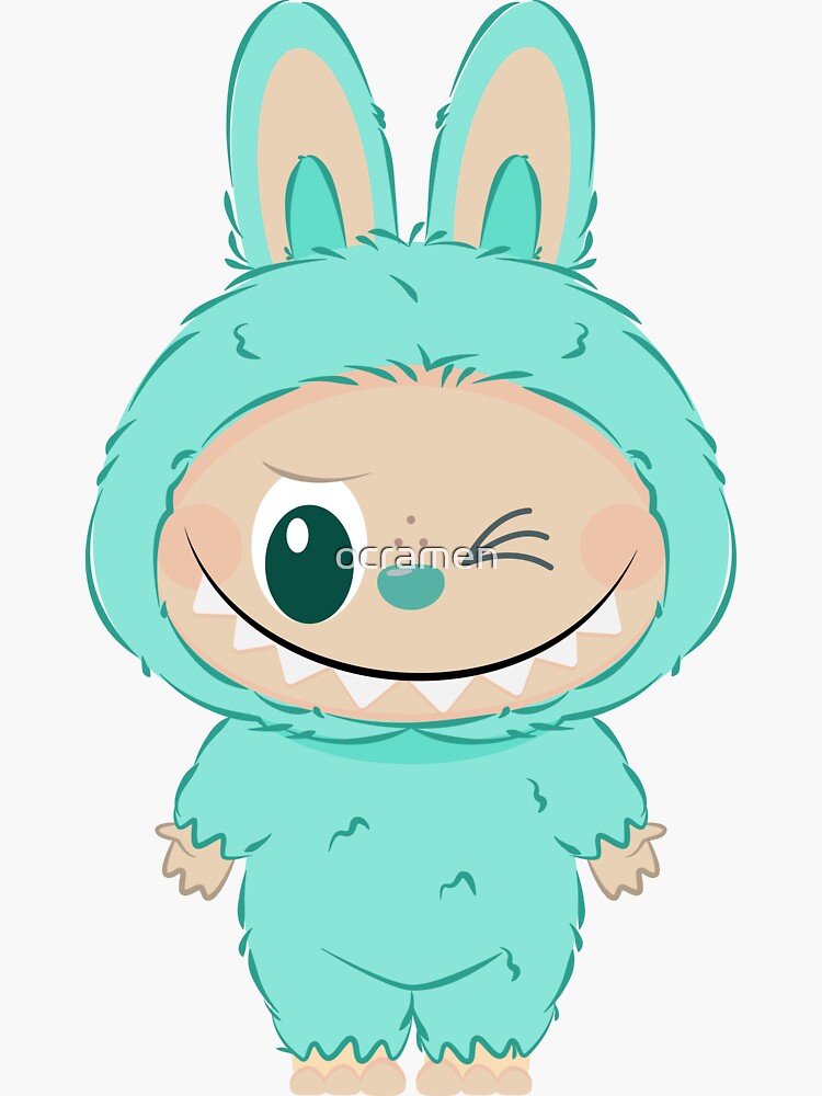 "Labubu - QUQU" Sticker by ocramen | Redbubble