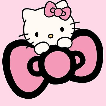 "Hello kitty bow" Sticker for Sale by Sunnydraws7 | Redbubble