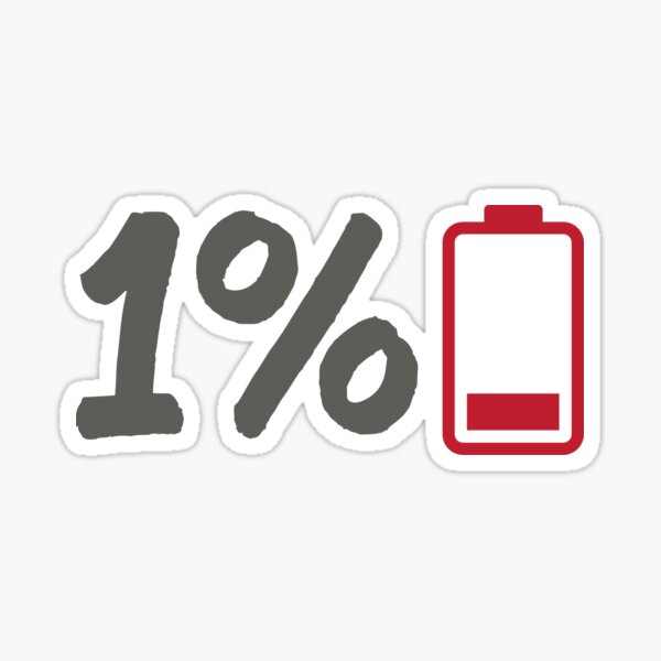 "1 Percent" Sticker for Sale by hellofanverse | Redbubble