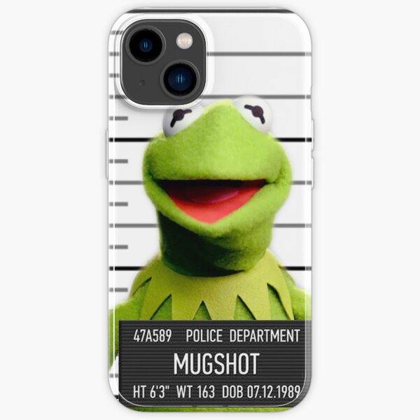"Kermit Mugshot" iPhone Case for Sale by mnmrelz | Redbubble