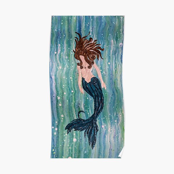 "Mystical Mermaid Ari" Poster by Majicmixx | Redbubble