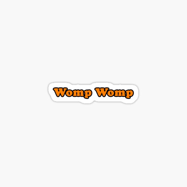 "Womp Womp Vinyl" Sticker for Sale by Migdaliala | Redbubble