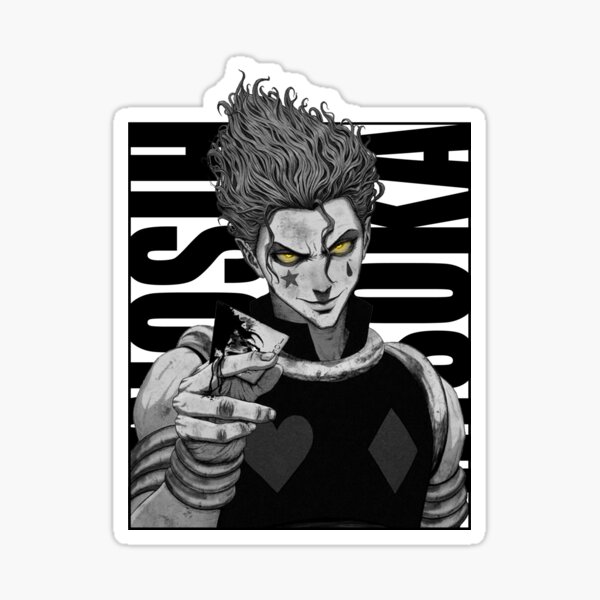 "Hisoka" Sticker by Hozukimaru | Redbubble