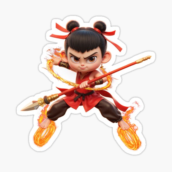 "nezha 2 licensed by the third party" Sticker for Sale by ArtSE46 ...
